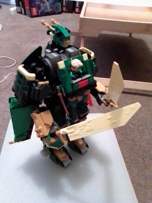 LEGO MOC-224196 Alt build Lloyd's jet mech 71845 by Valleyofbricks ...