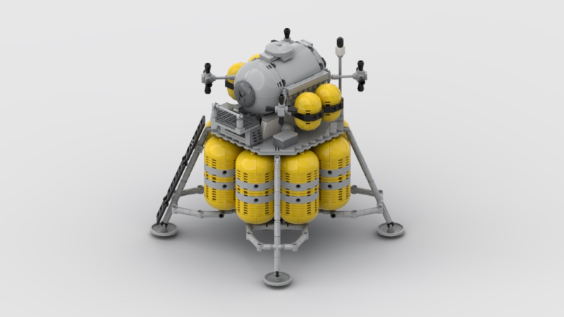 LEGO MOC-162514 ALTAIR lunar lander by Super_builder1969 | Rebrickable ...