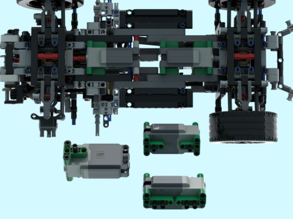 LEGO MOC 42110 LAND ROVER POWERED UP by EmanueLego | Rebrickable - Build with LEGO