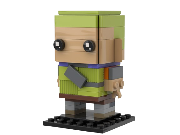 LEGO MOC Gekko Brickheadz by mattycheung | Rebrickable - Build with LEGO
