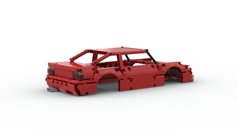 LEGO MOC BMW E36 RED car body by lego_xtremcar | Rebrickable - Build ...