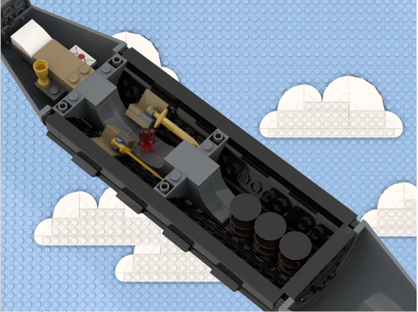 LEGO MOC Steampunk Zeppelin Ship by raguidel | Rebrickable - Build with ...