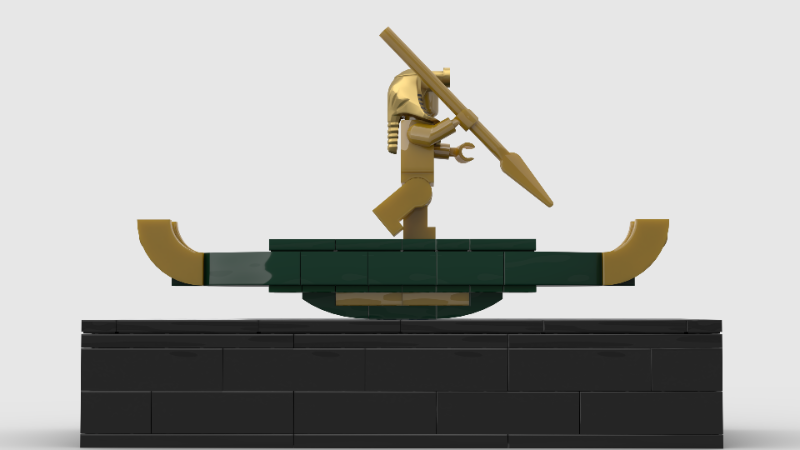 LEGO MOC Tutankhamun on Reed Barge by Darth_Brixus | Rebrickable ...