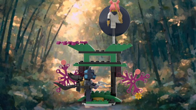 LEGO MOC Battle at the Torii Gate Shrine by palebluedot | Rebrickable ...