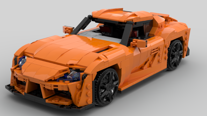 LEGO MOC Toyota Supra MK5(A90) by Arisa | Rebrickable - Build with LEGO