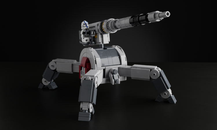 LEGO MOC Av-7 cannon by Badger_ | Rebrickable - Build with LEGO