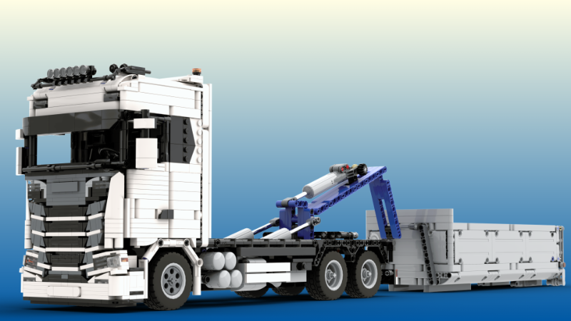 LEGO MOC SCANIA 770S Hookloader 1:21 by BricKimi | Rebrickable - Build with LEGO