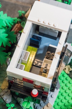 LEGO MOC Camping in the Pacific Northwest (in a 2006 V10 Ford E350 4x4 ...