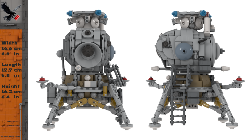 LEGO MOC-120447 LK Lander Collection 1:35 (Soviet Moon Lander) by ...