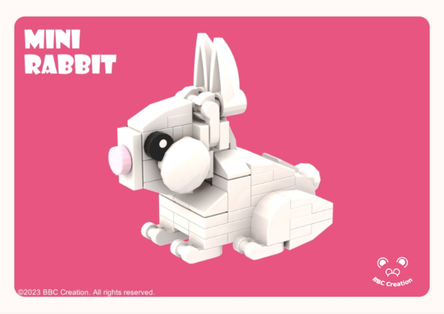 LEGO MOC Mini Rabbit by bbchai | Rebrickable - Build with LEGO