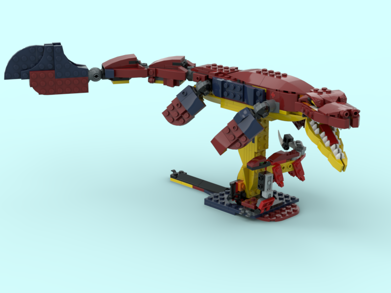 LEGO MOC-249174 31102-Mosasaurus by Magical Bricks | Rebrickable ...