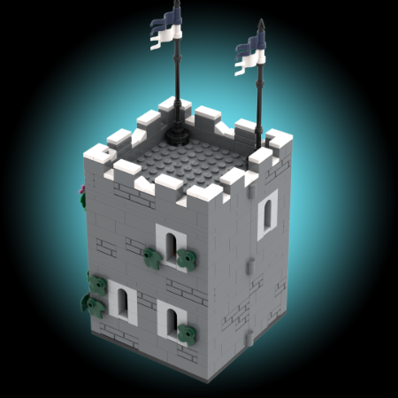 LEGO MOC 12x12 Snow Castle by LucSoleBricks | Rebrickable - Build with LEGO