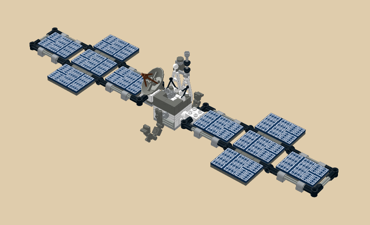 LEGO MOC NASA-Psyche probe-[Scale 1:110] by PedroJ | Rebrickable ...