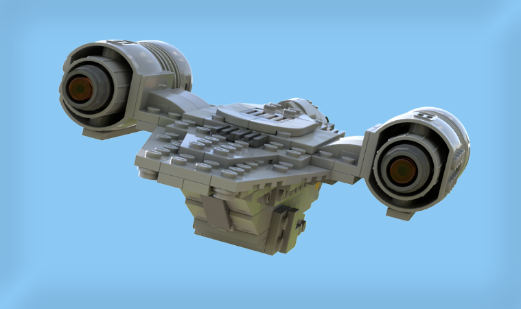 LEGO MOC Razor Crest Assault Ship (1:125) by RadioFreeCoruscant ...