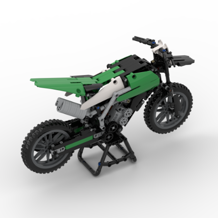 LEGO MOC motocross kawasaki by lego_xtremcar | Rebrickable - Build with ...
