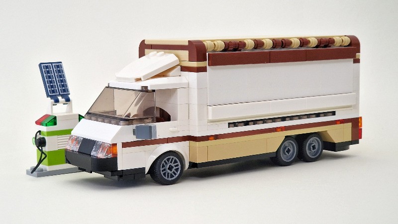 LEGO MOC Bakery Van by nevertooold68 | Rebrickable - Build with LEGO