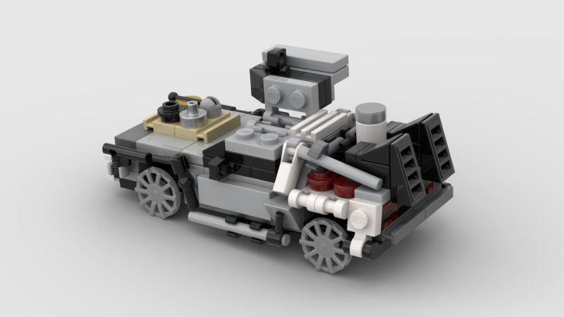 LEGO MOC Mini Delorean Time Machine- 3 in 1 MOC by DadBricks ...