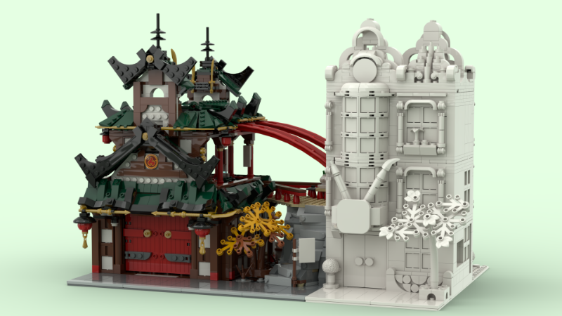 LEGO MOC-132437 Chinese Restaurant Modular Building by lego_modular ...