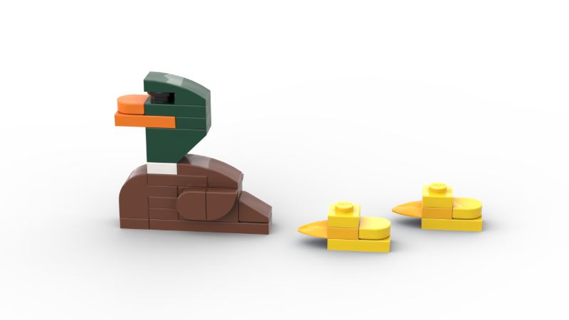 LEGO MOC Duck by OwlClicker | Rebrickable - Build with LEGO