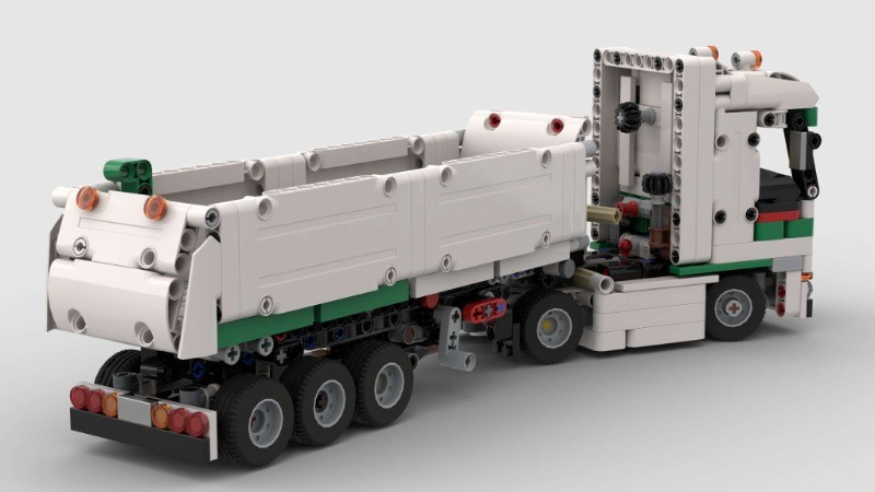 LEGO MOC 42167 Tipper Trailer by Little_Thomas | Rebrickable - Build ...