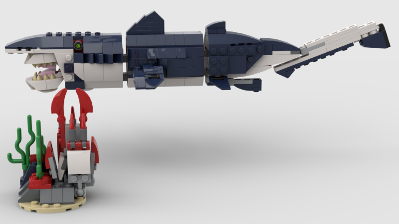 LEGO MOC Goblin Shark 31088 2 to 1 by sandygast | Rebrickable - Build ...