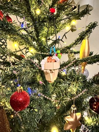 LEGO MOC-167499 31137 Pine Cone Ornament by zengogobrick | Rebrickable ...