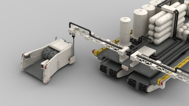 LEGO MOC Mobile Refinery by Futurism_Lego | Rebrickable - Build with LEGO