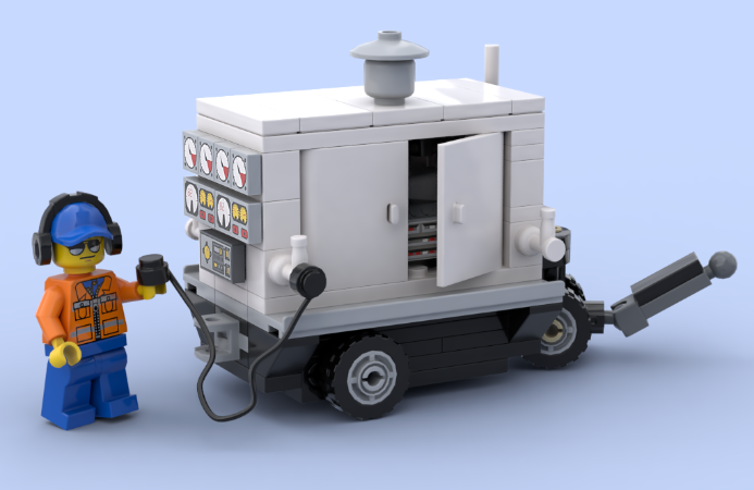 LEGO MOC Power Cart by mshenn | Rebrickable - Build with LEGO