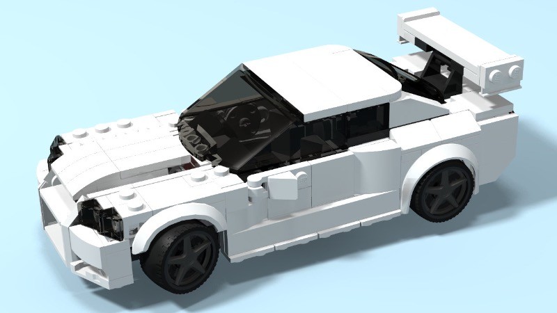 LEGO MOC Skyline GT-R (R34) inspired by LEGO Speed Champions Set 76917 ...