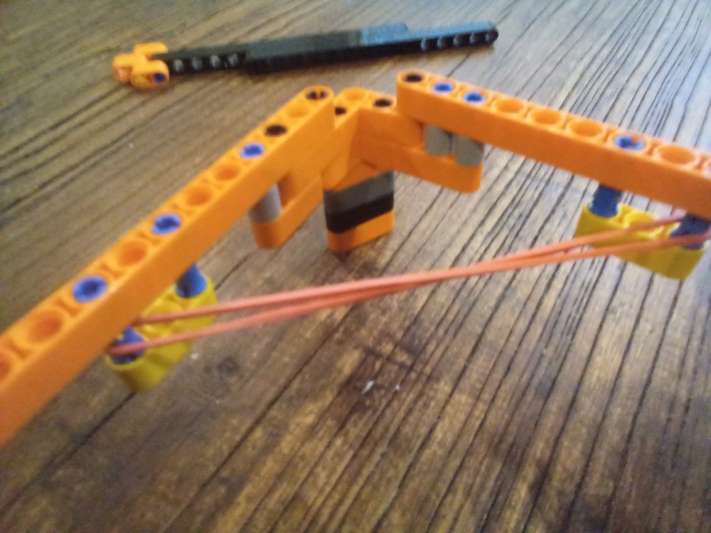 LEGO MOC working tiny crossbow with arrow locking mechanism by Hello ...