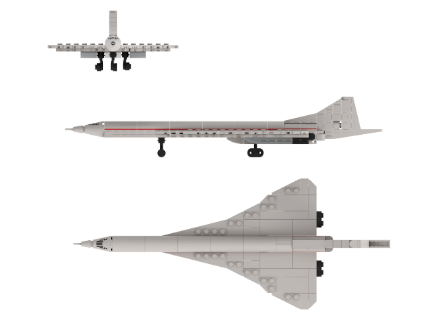 LEGO MOC-207806 Concorde by Brick_Lizard | Rebrickable - Build with LEGO