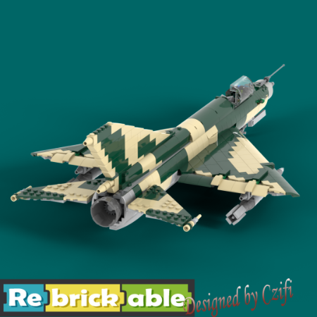 LEGO MOC MIG-21 Bis Fischbed L by Czifi | Rebrickable - Build with LEGO