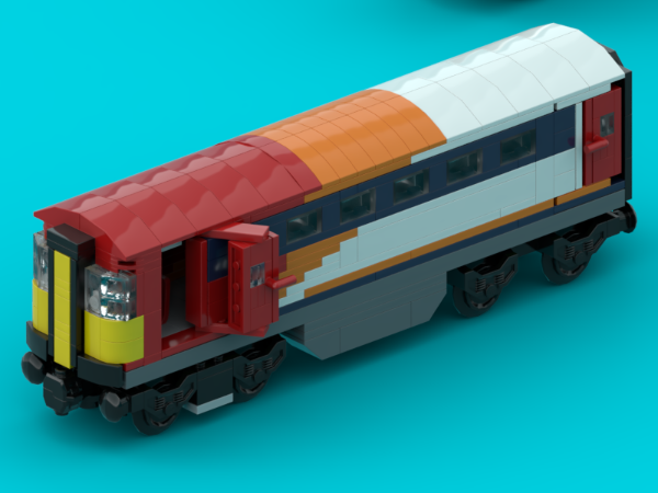 LEGO MOC Class 442 Wessex Electric 5-Carriage EMU Train In South West ...