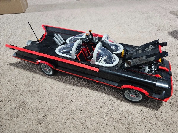 LEGO MOC 60's TV Series Batmobile MOD by Linse | Rebrickable - Build ...
