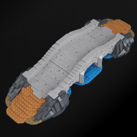 LEGO MOC Medieval Stone Bridge by Leewan | Rebrickable - Build with LEGO