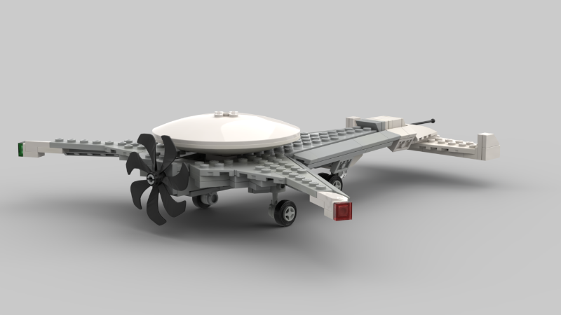 LEGO MOC Futuristic AWACS Drone by Futurism_Lego | Rebrickable - Build ...