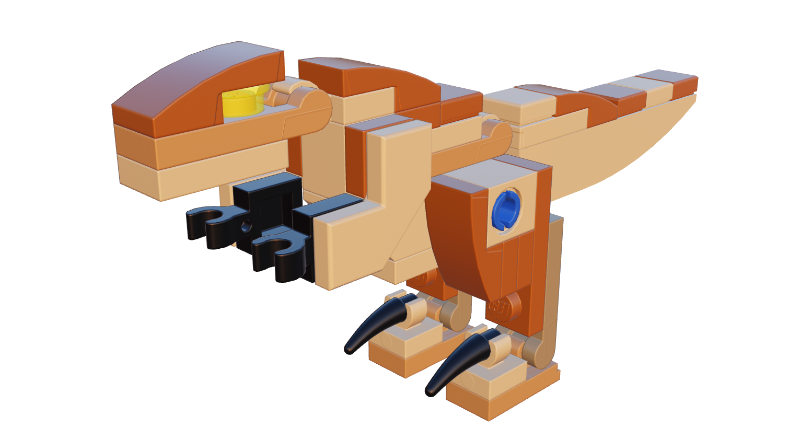 LEGO MOC Atrociraptor Pack by builditmac | Rebrickable - Build with LEGO