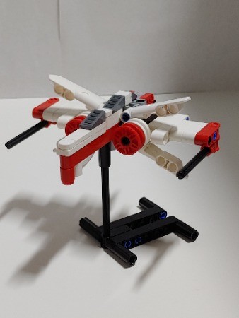LEGO MOC TECHNIC mini ARC-170 starfighter by pins_n_liftarms ...