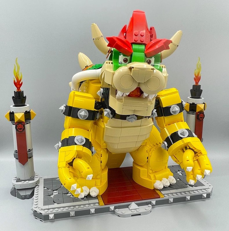 Review: 71411-1 - The Mighty Bowser | Rebrickable - Build with LEGO