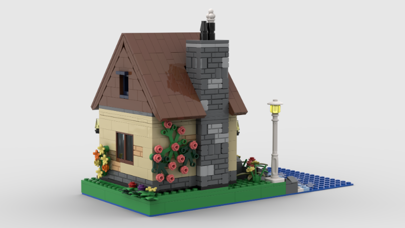 LEGO MOC House by the cliffs by gjlp25 | Rebrickable - Build with LEGO