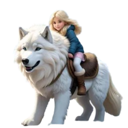 LEGO MOC-201617 Snow Wolf Mount by dannoble1592 | Rebrickable - Build ...