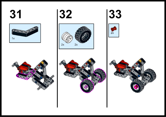 LEGO MOC 42101 Trike Cruiser by Shwastack | Rebrickable - Build with LEGO