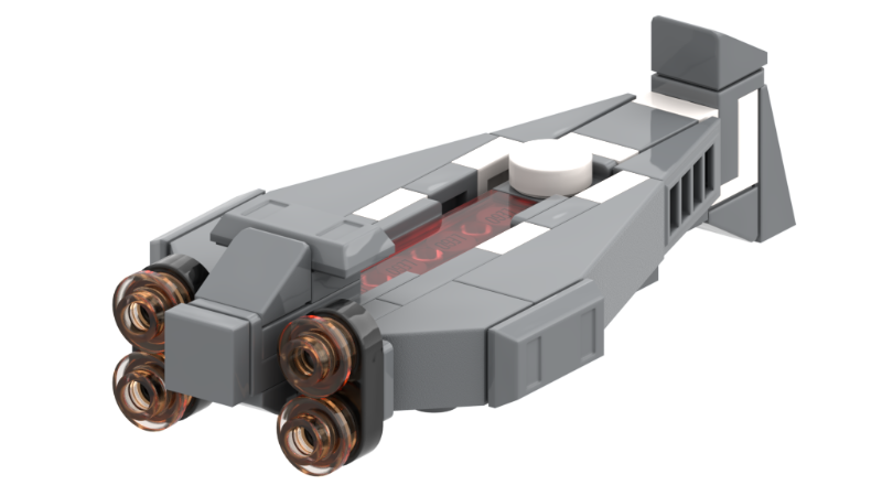 LEGO MOC 1:1455 Cumulus-class Corsair by Surcote | Rebrickable - Build ...