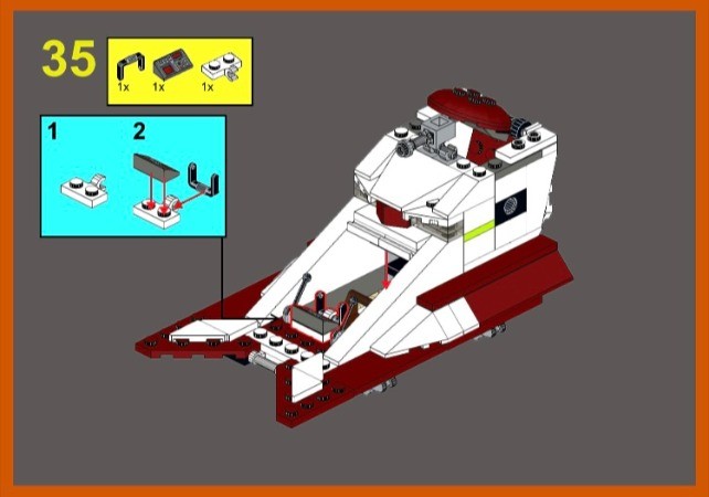 LEGO MOC-153450 Republic fighter tank by Jedijoshua98 | Rebrickable ...