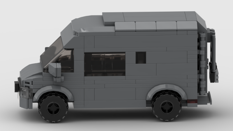 LEGO MOC Mercedes Benz Sprinter Van by sualc | Rebrickable - Build with ...