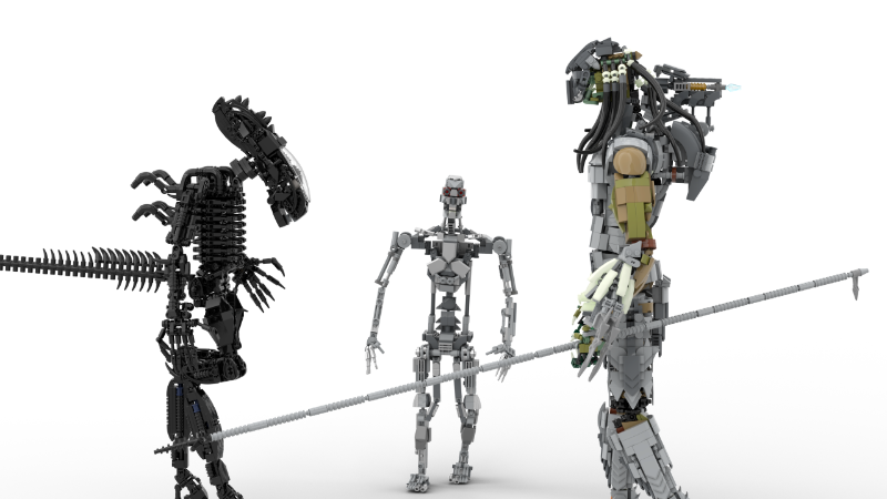 LEGO MOC Youtja - Predator - anatomically correct - Fully Articulate ...