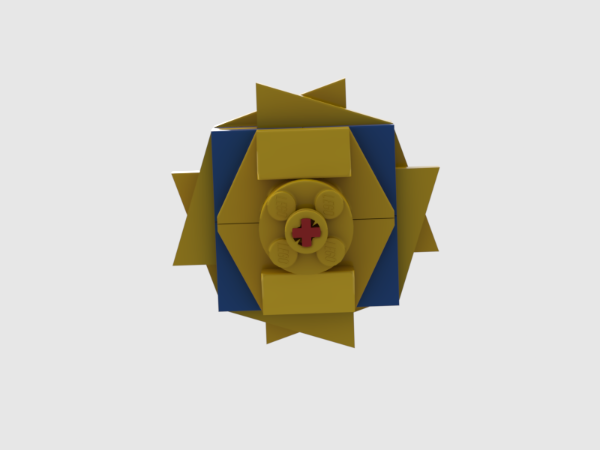 LEGO MOC-153271 Lego Yellow & Blue Beyblade by apstudios | Rebrickable ...