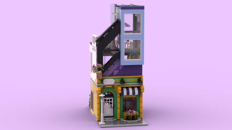 LEGO MOC Downtown Flower Store Modular Building by lego_modular ... LEGO MOC Downtown Flower Store Modular Building by lego_modular ...