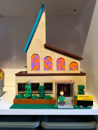 LEGO MOC Modular Springfield Church by benbuildslego | Rebrickable ...