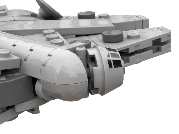 LEGO MOC-179014 The Milennium Falcon 1:250 scale by DarthBluishGray ...